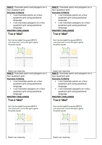 Year 6 Maths Mastery: Geometry & Position and Direction | Teaching ...