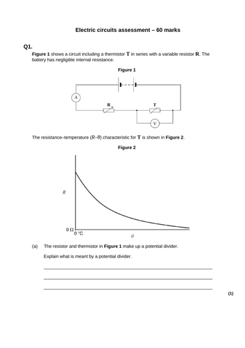 AQA Physics A level - C5 - Electricity workbooks with teacher written ...