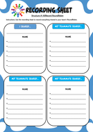 Kagan Structure #1 AllRecord RoundRobin RECORDING SHEET | Teaching ...