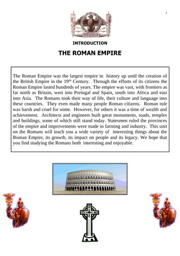 The Romans (Year 7/8) | Teaching Resources