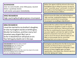 Richard III Buckingham | Teaching Resources