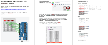 1.Using Tinkercad : Create and program with Arduino - Traffic Light and ...
