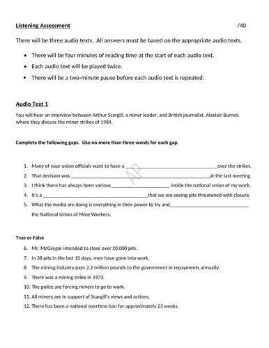 IB English B Listening | Teaching Resources