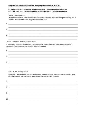 Spanish IB DP Speaking Guide 2020 exam | Teaching Resources