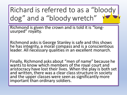 Richard III Final Scenes | Teaching Resources