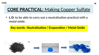 Edexcel: core practical making copper sulfate | Teaching Resources