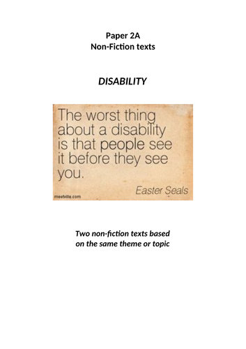 AQA English Language Paper 2 Past Practice Papers | Teaching Resources