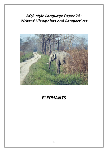 AQA English Language Paper 2 Past Practice Papers | Teaching Resources