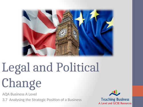 AQA Business - Political and Legal Change | Teaching Resources
