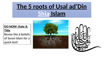 Five Roots of Shia Islam - EDEXCEL - Muslim Beliefs | Teaching Resources