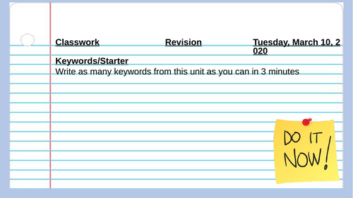 Revision 8K Energy (Exploring Science): Revision mat worksheet ...