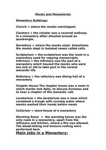 KS3 History - The Medieval Church and Routes to Heaven | Teaching Resources