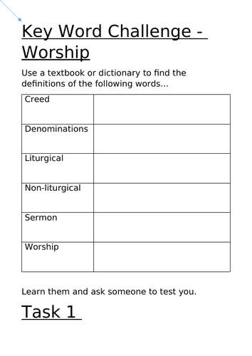 Living the Christian Life booklet Edexcel | Teaching Resources
