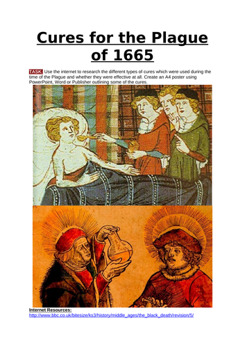 KS3 - Year 8 History - The Black Death/Plague 1665 | Teaching Resources