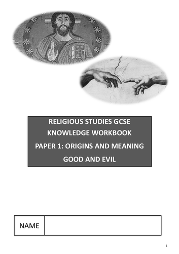 Religious Education GCSE EDUQAS WJEC CATHOLIC WORKBOOK COMPONENT 1 ...