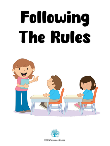 Following the Rules Social Story | Teaching Resources