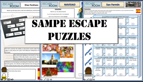 Spanish MFL Escape Room - Christmas | Teaching Resources