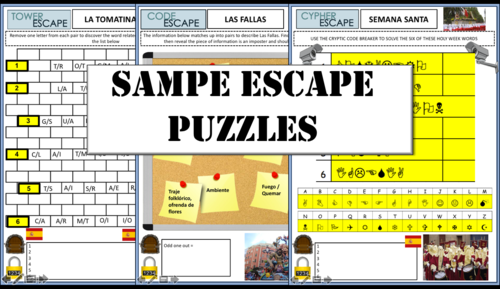Spanish MFL Escape Room - Christmas | Teaching Resources