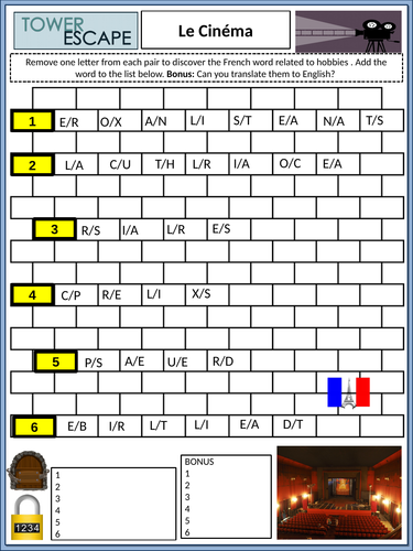 ESCAPE ROOM FRENCH GCSE MFL | Teaching Resources