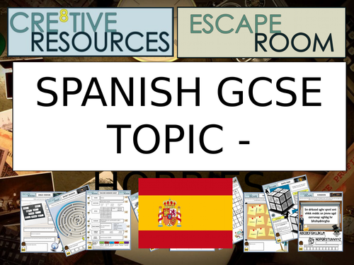ESCAPE ROOM SPANISH GCSE MFL - Hobbies | Teaching Resources