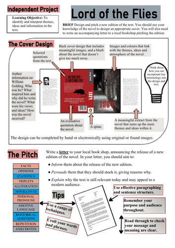 Lord of the Flies Homework Project | Teaching Resources