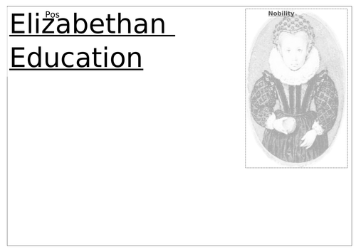 Elizabeth I - Full course worksheets (Edexcel 9-1) | Teaching Resources