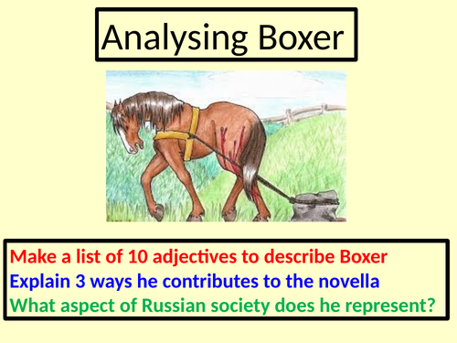 Boxer Animal Farm | Teaching Resources
