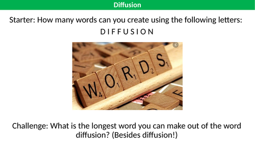Diffusion | Teaching Resources