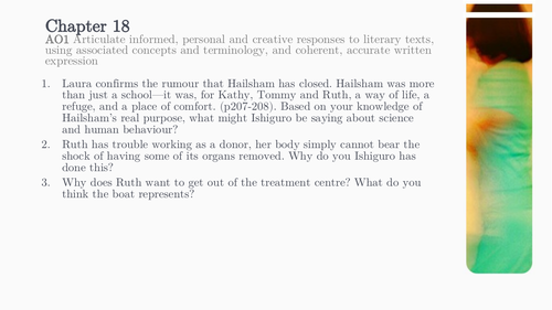 Never Let Me Go (Edexcel A-Level) | Teaching Resources