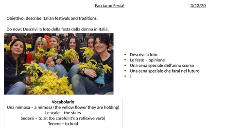 Module 3 Daily and Cultural Life - GCSE Italian (Edexcel) | Teaching ...