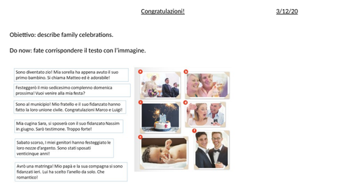 Module 3 Daily and Cultural Life - GCSE Italian (Edexcel) | Teaching ...