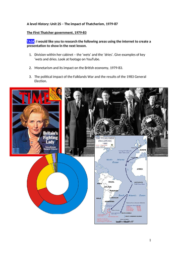 An Overview of Thatcherism, 1979-1990 - AQA A Level History - Unit 2S ...