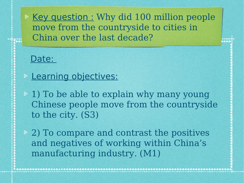 China Country Study KS3 | Teaching Resources