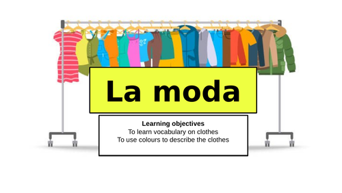 La ropa - clothes KS3 | Teaching Resources