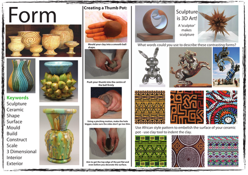 Art & Design Formal Elements Work pack LINE COLOUR TONE TEXTURE FORM ...