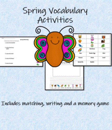 Spring Vocabulary Activity | Teaching Resources