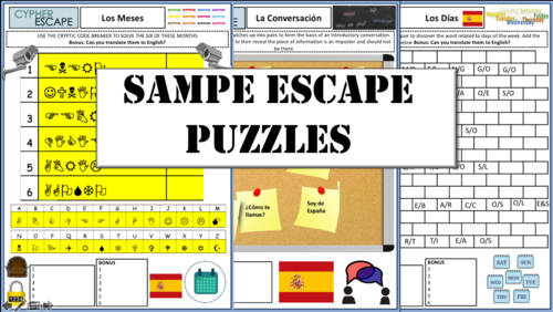 MFL Escape Room - Basic Spanish Language | Teaching Resources