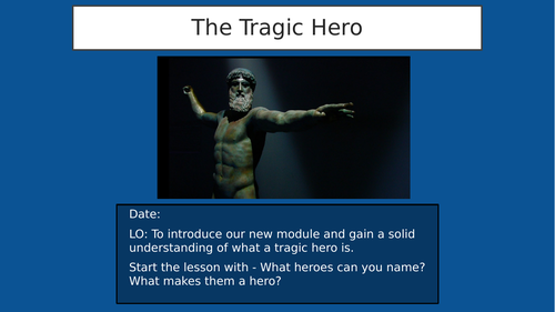 Introduction to the Tragic Hero | Teaching Resources