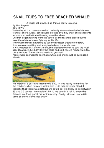 The Snail and the Whale | Teaching Resources