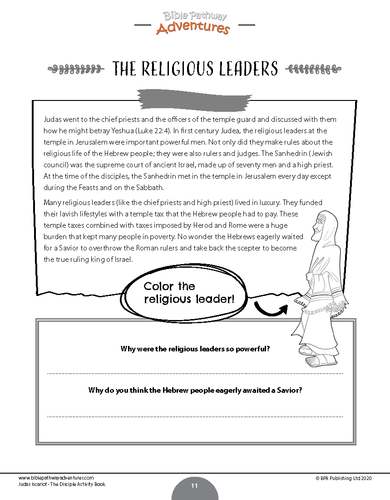 Judas: The Disciple Activity Book | Teaching Resources