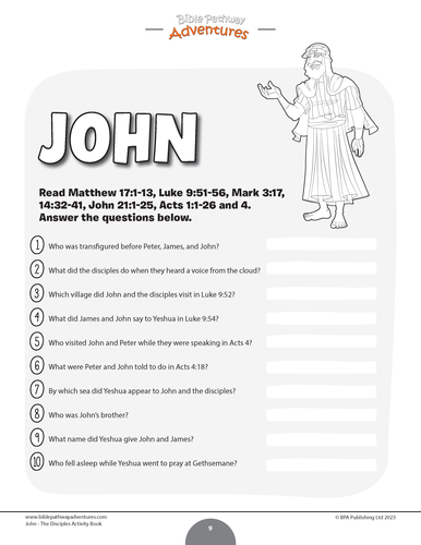 John: The Disciple Activity Book | Teaching Resources