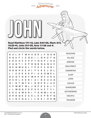John: The Disciple Activity Book | Teaching Resources