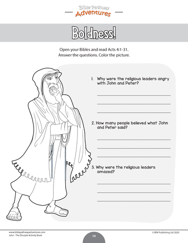 John: The Disciple Activity Book | Teaching Resources