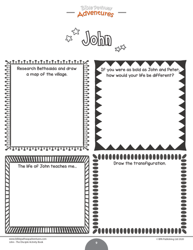 John: The Disciple Activity Book | Teaching Resources