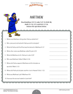 Matthew: The Disciple Activity Book | Teaching Resources