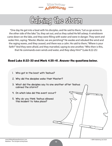 Matthew: The Disciple Activity Book | Teaching Resources