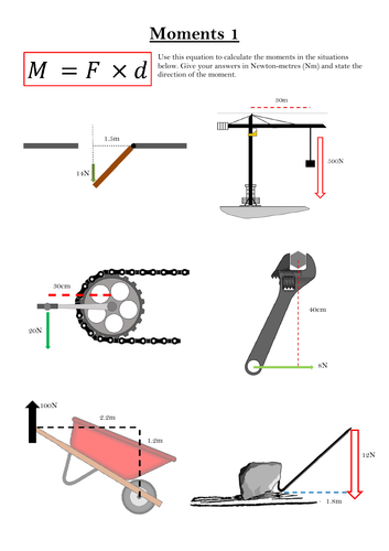 Moments Worksheet + Google Form Quiz | Teaching Resources