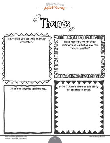 Thomas: The Disciple Activity Book | Teaching Resources