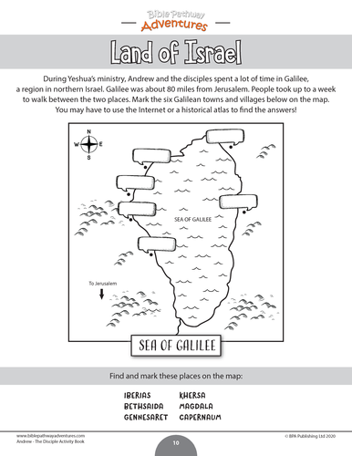 Andrew: The Disciple Activity Book | Teaching Resources