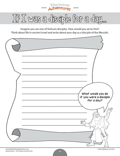 Bartholomew: The Disciple Activity Book | Teaching Resources